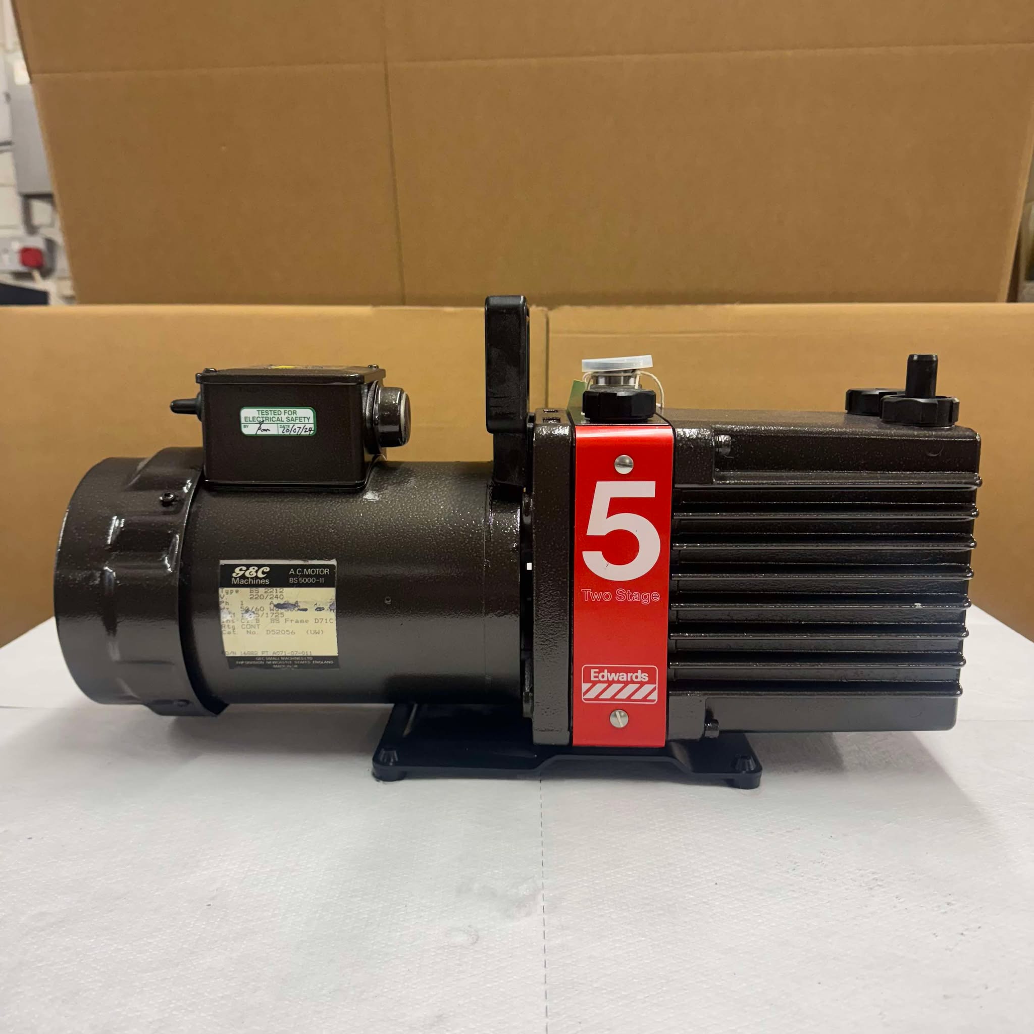 Reconditioned Edwards E2M5 Rotary Vane Pump – Island Scientific Shop